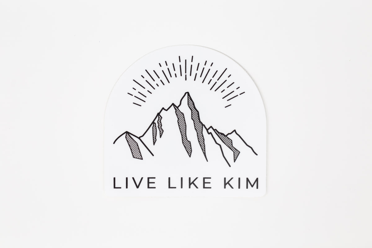 Live Like Kim Sticker